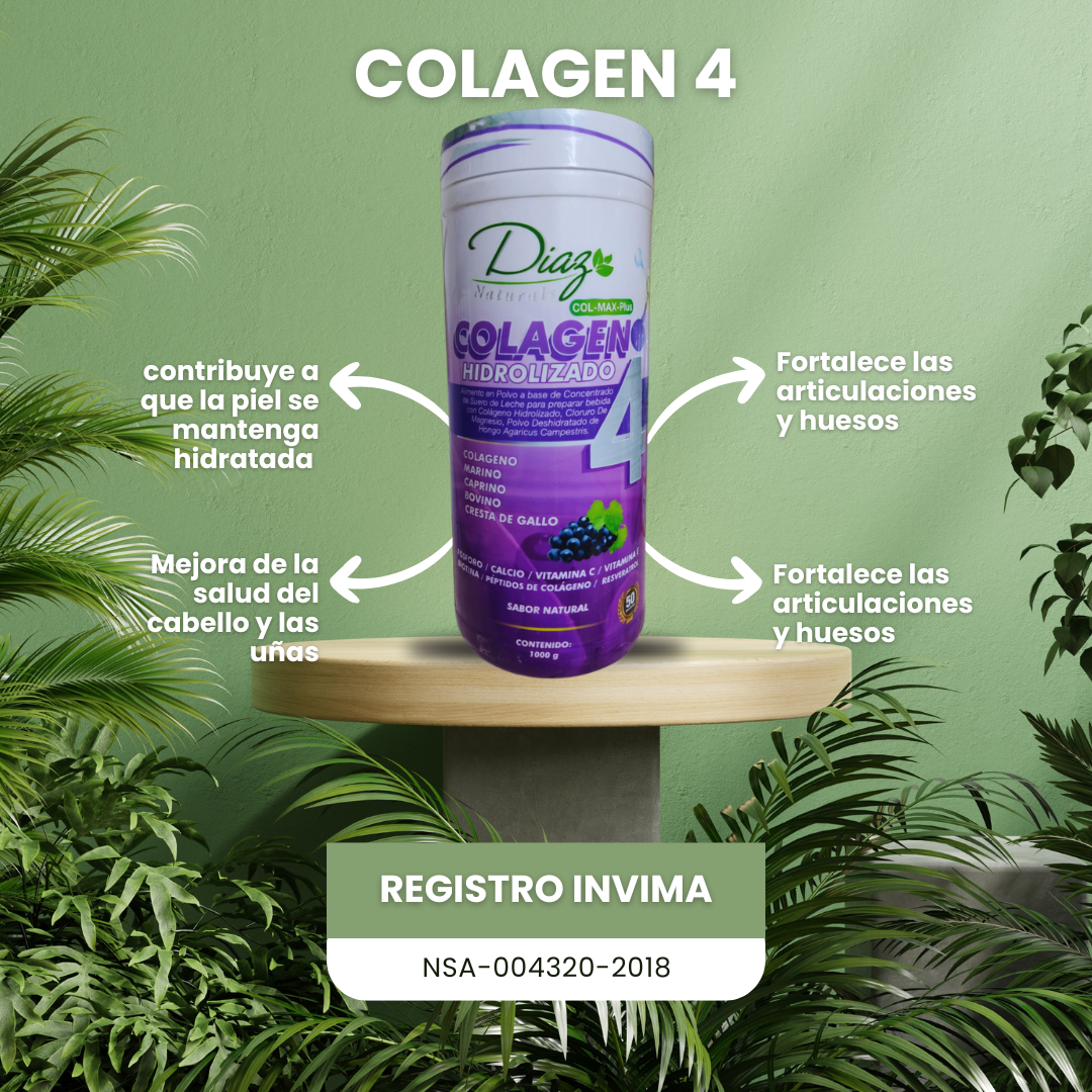 COLAGEN 4 HIDROLIZADO 1000gr - Colágeno Hidrolizado 4 – AOSNA SHOPPING